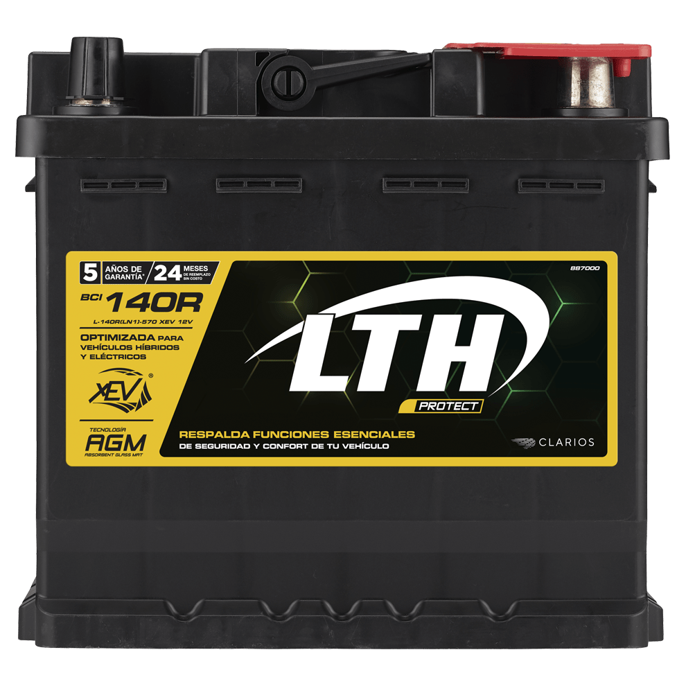 Batería L-140R (LN1)-570 XEV 12V 570 CCA grupo 140R | LTH