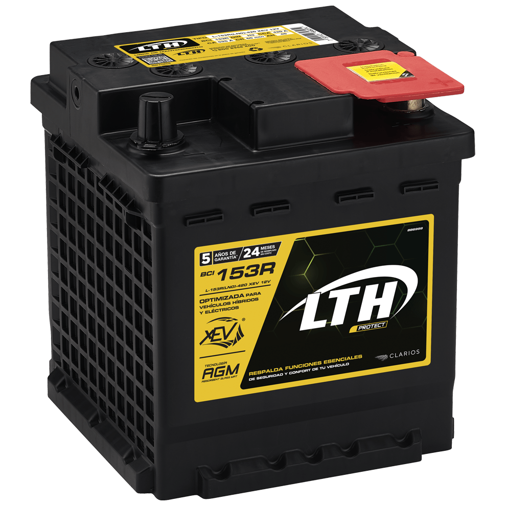 Batería L-153R (LN0)-420 XEV 12V 420 CCA grupo 153R | LTH